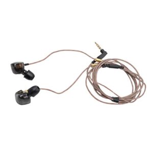 kz fba_4330330199 beteran ate -ate dynamic balanced armature iems in ear hifi monitors dj studio stereo music earphones headphone earbuds for mobile phone iphone samsung mp3 mp4 music player no mic (balck)