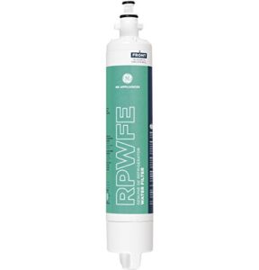 ge rpwfe refrigerator water filter | certified to reduce lead, sulfur, and 50+ other impurities | replace every 6 months for best results | pack of 1