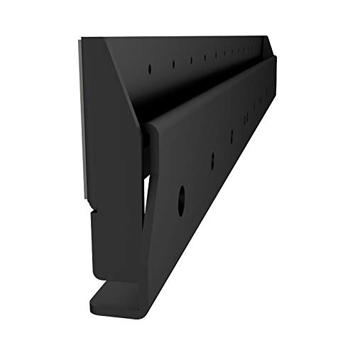 Mount Plus MP-NS400 No Stud Tilt TV Wall Mount | Quick Studless Install with No Drill | Low Profile for 22" to 55" TVs Up to 70LBS | Steel Frame Securely Anchors TV to Dry Wall (1 Pack)