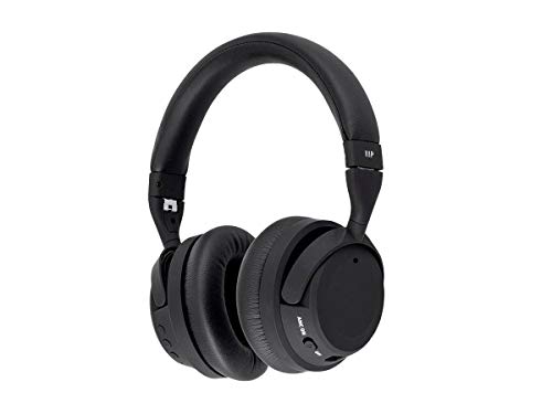 Monoprice BT-500ANC Bluetooth with aptX-HD, Google Assistant, Wireless Over Ear Headphones with Hybrid Active Noise Cancelling (ANC)