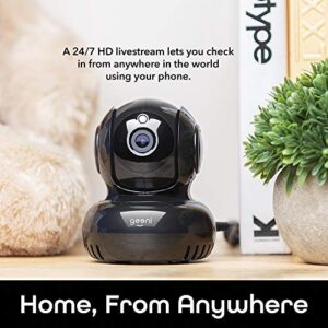 Geeni Sentinel 1080p HD Pan & Tilt Baby Security Smart Camera, Indoor Camera for Home Security, No Hub Required, Smart Camera Works with Amazon Alexa & Google Home, Requires 2.4 GHz Wi-Fi