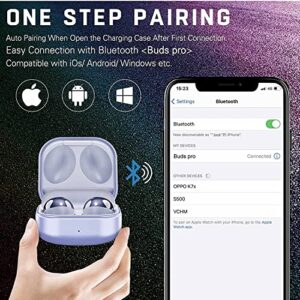 Urbanx Street Buds Pro True Wireless Earbud Headphones for Samsung Galaxy - Wireless Earbuds w/Active Noise Cancelling (US Version with Warranty) (Buds Pro, Purple)