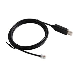 usb to rj9 cable for celestron nexstar telescope console upgrade cable (length: 6feet/180cm)