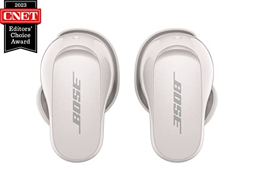 NEW Bose QuietComfort Earbuds II, Wireless, Bluetooth, World’s Best Noise Cancelling In-Ear Headphones with Personalized Noise Cancellation & Sound, Soapstone (Renewed)