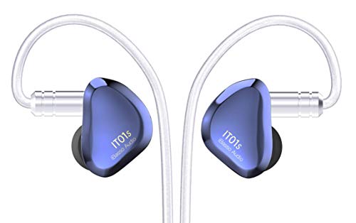 iBasso IT01s Audiophile in-Ear Monitors with DiNaTT Dynamic Driver (Blue Mist)