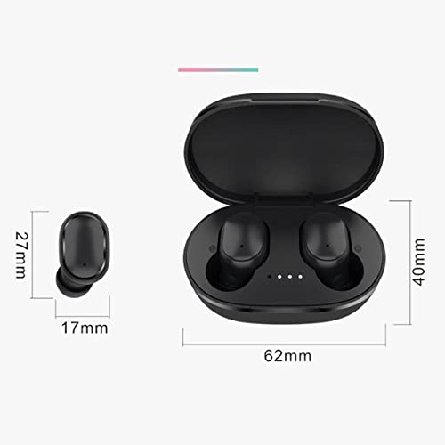 DEZHIMY Wireless Earbuds Bluetooth Headphones Sport Earphones Over-Ear Buds with Earhooks Built-in Mic Headset for Workout (White)