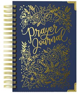 prayer journal for women: an inspirational christian bible journal, prayer notebook & devotional (premium gold spiral-bound hardcover)