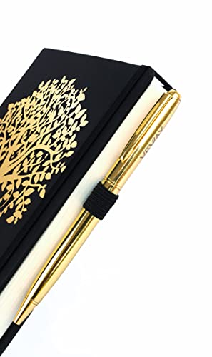 Veway Tree of Life Journal for Women & Men - Fancy Journal for Writing - Vegan Leather Writing Journal with Pen - A5 Hardcover Luxury Journal Notebook Gift Set