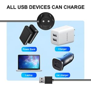 Magnetic Charger for Rose Massagers USB Charging Cord Cable Base Dock Station - 2.6Ft