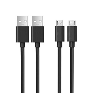 2pack-6ft micro usb replacement extra long compatible for charging fire tablet hd hdx, fire hd 7 8 10 and kids edition(fire 1st-8th generation), kindle e-readers