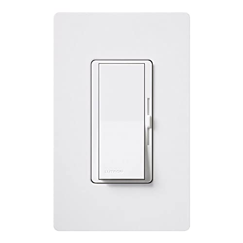 Lutron Diva 1.5 Amp Single-Pole/3-Way 3-Speed Fan Control, DVFSQ-F-WH, White