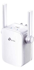 tp-link n300 wifi extender(re105), wifi extenders signal booster for home, single band wifi range extender, internet booster, supports access point, wall plug design, 2.4ghz only