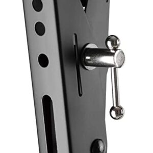 Monoprice Low Profile Extra Wide Tilt TV Wall Mount Bracket for LED TVs 43in to 90in, Max Weight 154 lbs, VESA Patterns up to 800x400, Fits Curved Screens - Commercial Series