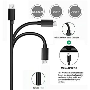 USB Charger Charging Cable Cord Compatible with for Fujifilm INSTAX Share SP-2, Polaroid Zip, HP Sprocket, Polaroid Mint, Kodak Mini/Printomatic, Lifeprint, Canon Ivy & Similar Photo Printers