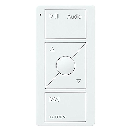 Lutron Caséta Wireless Pico Smart Remote for Audio, Works with Sonos, PJ2-3BRL-GWH-A02, White