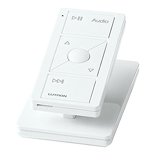 Lutron Caséta Wireless Pico Smart Remote for Audio, Works with Sonos, PJ2-3BRL-GWH-A02, White