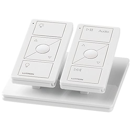 Lutron Caséta Wireless Pico Smart Remote for Audio, Works with Sonos, PJ2-3BRL-GWH-A02, White