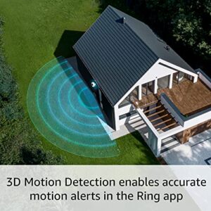 Introducing Ring Spotlight Cam Pro, Solar | 3D Motion Detection, Two-Way Talk with Audio+, and Dual-Band Wifi (2022 release) - White