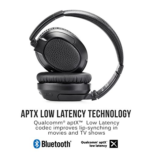 MEE audio Matrix Cinema Bluetooth wireless headphones with aptX Low Latency and CinemaEAR audio enhancement for clearer sound in TV shows and movies (Renewed)