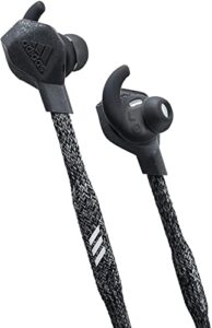 adidas wireless bluetooth in-ear headphones – sweat-proof and frictionless for running (night grey)