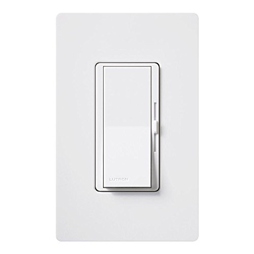 Lutron DV-600PR-WH Diva 600W Single Pole Preset Dimmer - White