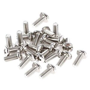 besttong 60 pcs stainless steel vesa tv lcd monitor mounting phillips head screws m4 x 10mm