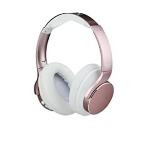 Altec Lansing Comfort Q+ Bluetooth Headphones, Active Noise Cancellation, Comfortable, Quite, Noise Cancelling Headphone, Up to 26 Hours of Playtime, 30 Ft. Wireless Range, Rose Gold