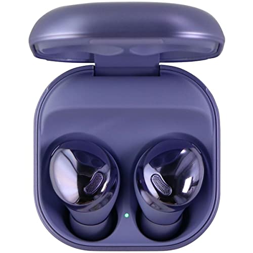 SAMSUNG Galaxy Buds Pro, Bluetooth Earbuds, True Wireless, Noise Cancelling, Charging Case, Quality Sound, Water Resistant - Phantom Violet (10w Pad) (Renewed)