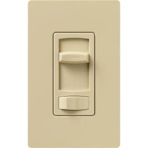 lutron ctcl-153pdh-iv skylark contour 150w single pole/3-way cfl led dimmer – ivory