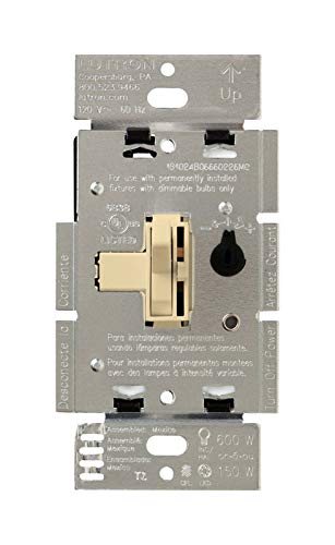 Lutron Dimmer Single Pole Single Pole Or 3 Way Ivory Carded