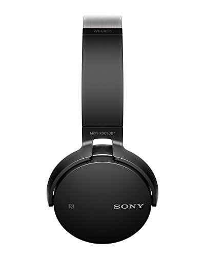 Sony MDRXB650BT/B Extra Bass Bluetooth Headphones, Black