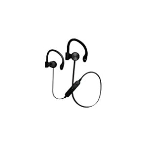 SOUNDBOUND Wrap Around Earphones with Over Ear Hook, Sweatproof for Exercise, Workout, Gym, Compatible with All Wireless Enabled Devices