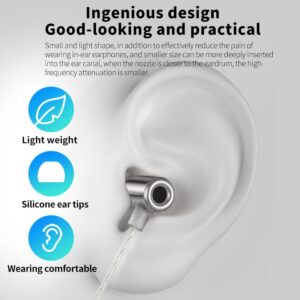 Linsoul KZ Ling Long Earphones 1DD Open-Back HiFi Bass Earbuds in-Ear Monitor Headphones Sports Noise Insulation Headset for Audiophile Studio Musician (Without Mic)