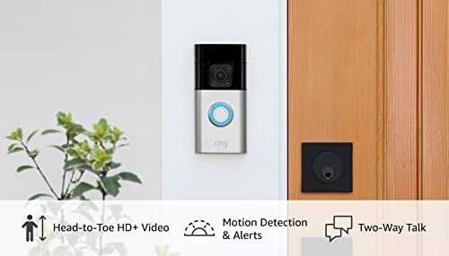 All-new Ring Battery Doorbell Plus | Head-to-Toe HD+ Video, motion detection & alerts, and Two-Way Talk (2023 release)