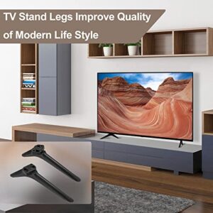 TV Base Stand for Hisense TV Stand, TV Stand Legs for Hisense 32" 43" 50" 55" 60" 65" 75" Roku&Android Smart TV, for 55H6570G 43H6570G 50H6570G 65H6570G 55A6G 50A6G 55U6G, with Screws