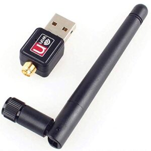 ac600 mbps dual band 2.4/5ghz wireless usb wifi network adapter w/antenna 802.11