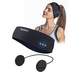 bluetooth headband sleep headphones wireless v5.5 sports headband with thin stereo speaker for yoga running outdoor indoor sports and travelling