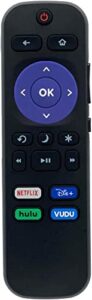 onn roku soundbar replacement remote 100002421 with dsy netflix hulu vudu, (6900 onn roku)