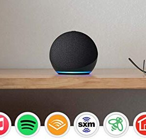 Certified Refurbished Echo Dot (4th Gen, 2020 release) | Smart speaker with Alexa | Charcoal