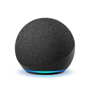 certified refurbished echo dot (4th gen, 2020 release) | smart speaker with alexa | charcoal