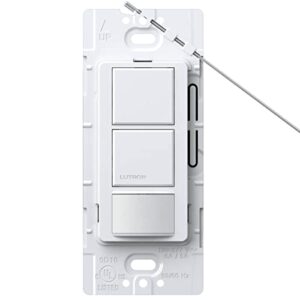 lutron ms-ops6-ddv-wh motion sensor, maestro occupancy sensor switch, 6a, single pole/dual circuit – white