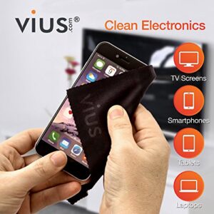 Vius Screen Cleaner Premium Screen Cleaner Spray for LCD LED TVs, Laptops, Tablets, Monitors, Phones, and Other Electronic Screens - Gently Cleans Fingerprints, Dust, Oil (8oz)