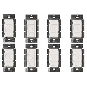 lutron pd-5ne-wh caseta wireless smart lighting dimmer switch 8-pack, white