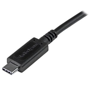 StarTech.com USB to USB C Cable - 3 ft / 1m - 10 Gbps - USB-C to USB-A - USB 2.0 Cable - USB Type C (USB31AC1M),Black