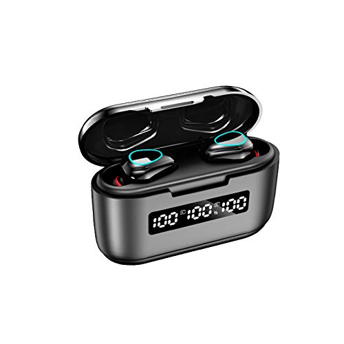 #m5o5b1 Wireless Bluetooth 5 1 Headset Power Display Stereo Earbuds Sport Headphone