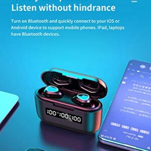 #m5o5b1 Wireless Bluetooth 5 1 Headset Power Display Stereo Earbuds Sport Headphone