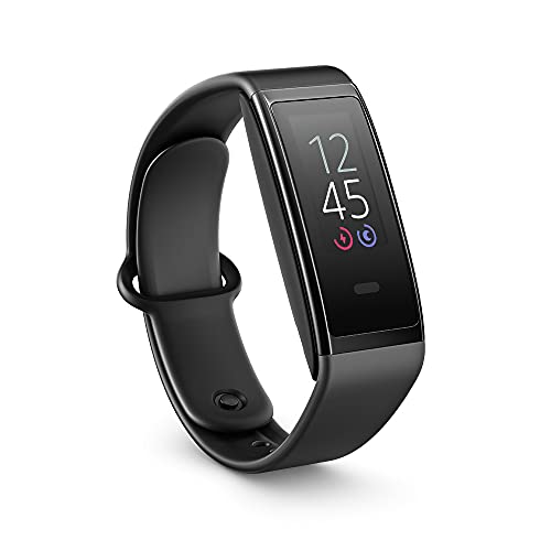 Amazon Halo View fitness tracker, with color display for at-a-glance access to heart rate, activity, and sleep tracking – Active Black – Medium/Large