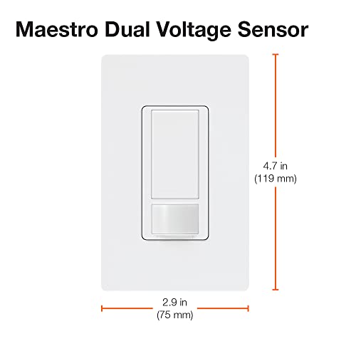 Lutron MS-OPS6M2-DV-WH Occupancy Sensor Switch, White