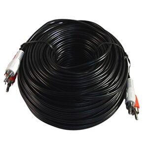 Your Cable Store 100 Foot RCA Audio Cable 2 Male to 2 Male