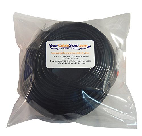 Your Cable Store 100 Foot RCA Audio Cable 2 Male to 2 Male